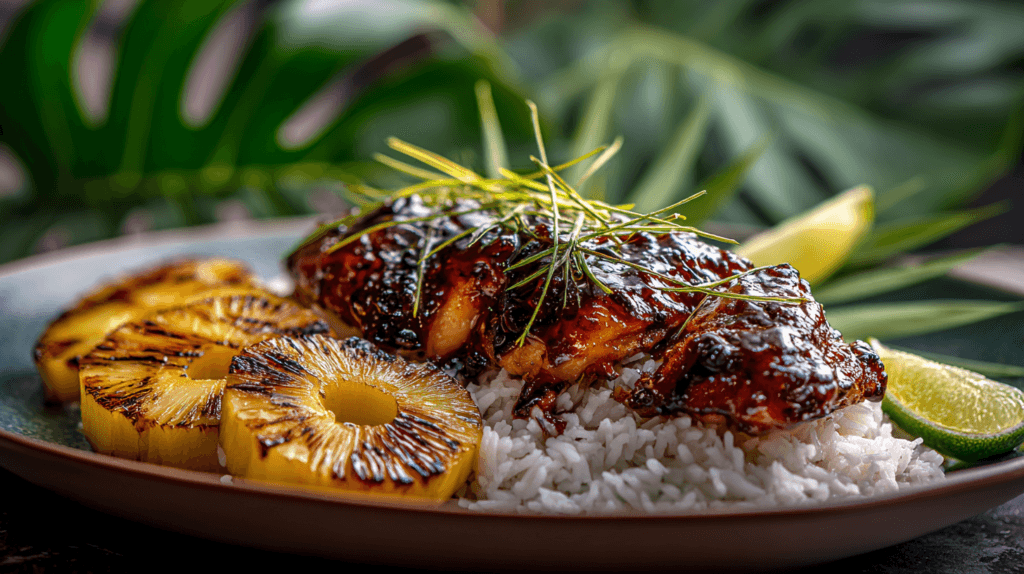 Hawaiian Chicken with Coconut Rice: Easy 30-Minute Dinner